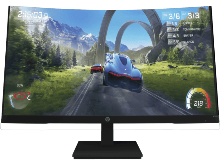 Monitor Curvo HP X32c FHD Gaming - 31.5" (33K29AA) - Tienda HP.com Chile